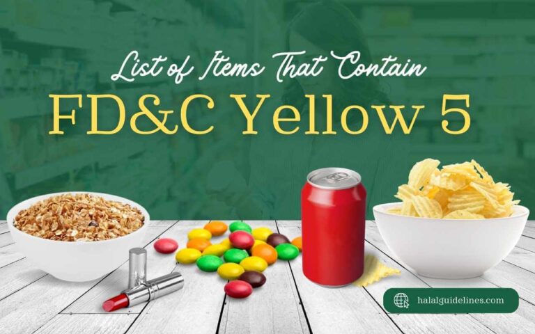 Is Yellow 5 Food Color Halal or Haram? - Halal Guidelines